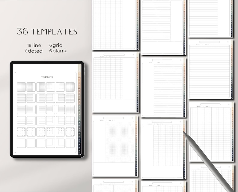 Digital Notebook for Goodnotes Student Notebook for School Digital ...