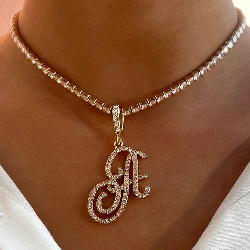 George Name Necklace - Etsy UK