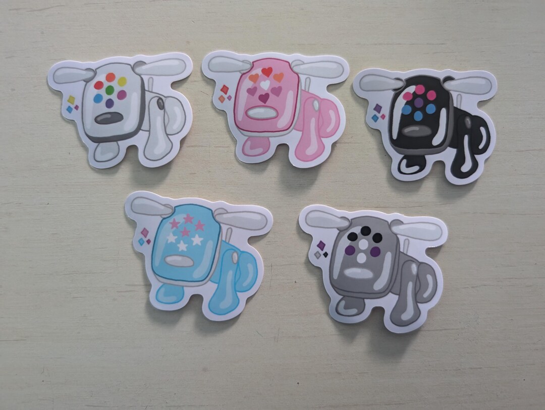 Idog Pride Stickers Frutiger Aero Nostalgic 2000s Y2K Webcore LGBT ...