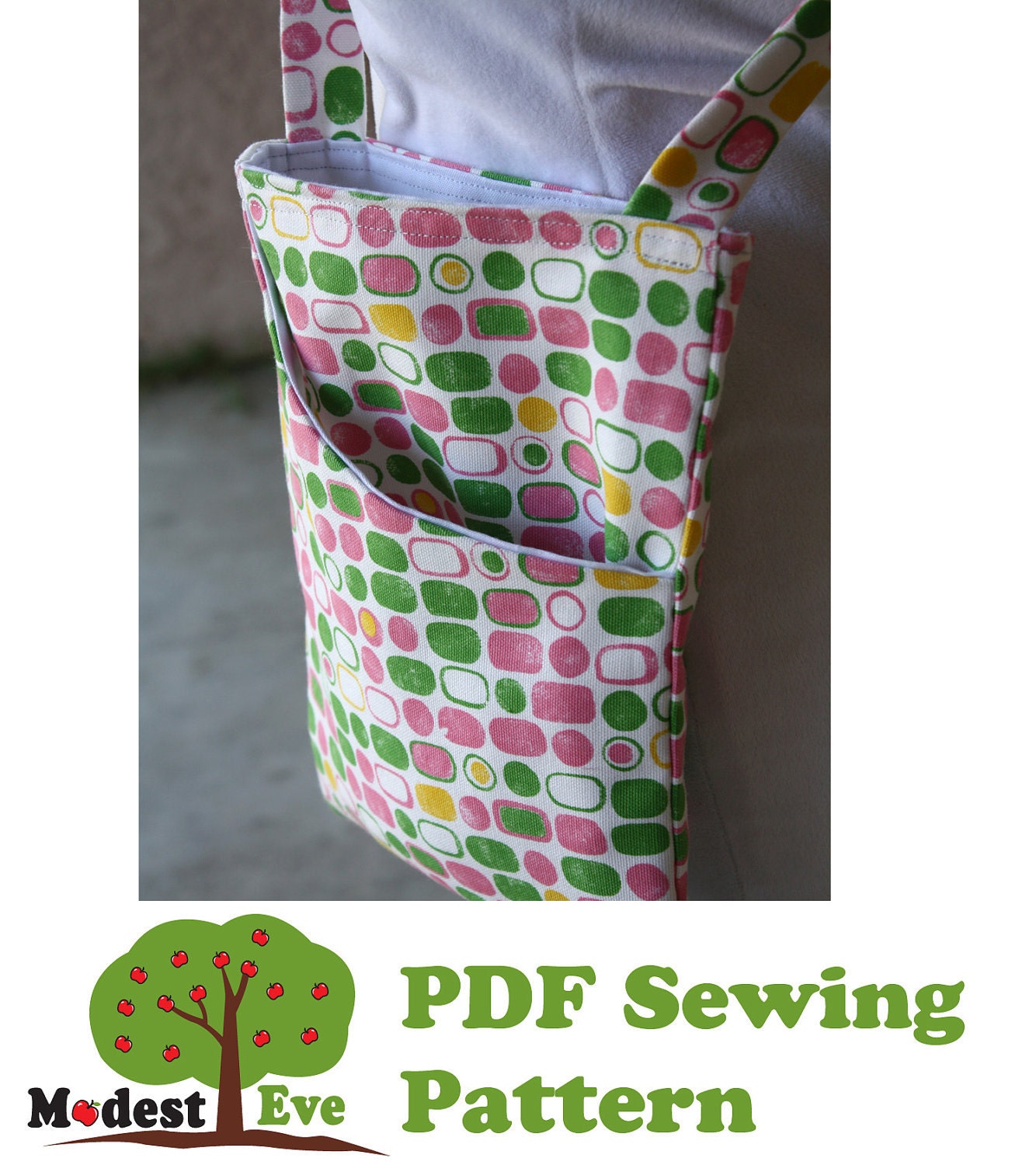 Small Flat Over the Shoulder Bag PDF Sewing Pattern - Etsy Canada