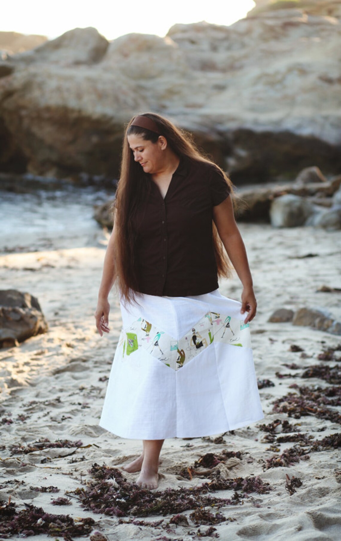 Chevron 8 Gore Skirt PDF Pattern Sizes 4 14 - Etsy