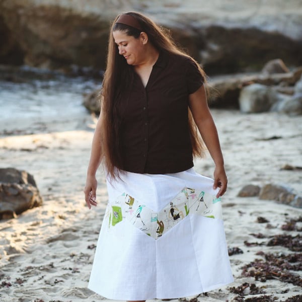 8 Gore Skirt Pattern - Etsy