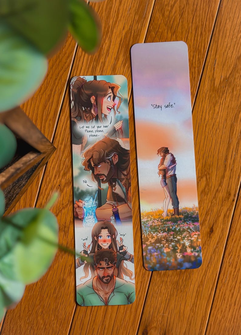 Bookmark Gaius and Lisa Scene Double-sided 2 X 8 Inches | the Agapéd ...