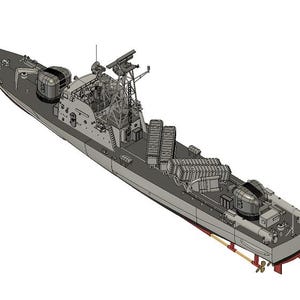 MISSILE LAUNCHER La Combattante II 3D Model Ship Kit - Etsy