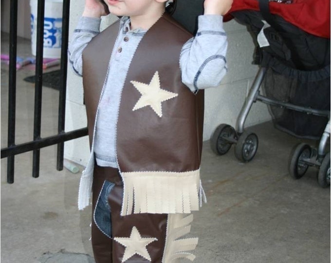Easy Cowboy Costume Pattern - Etsy