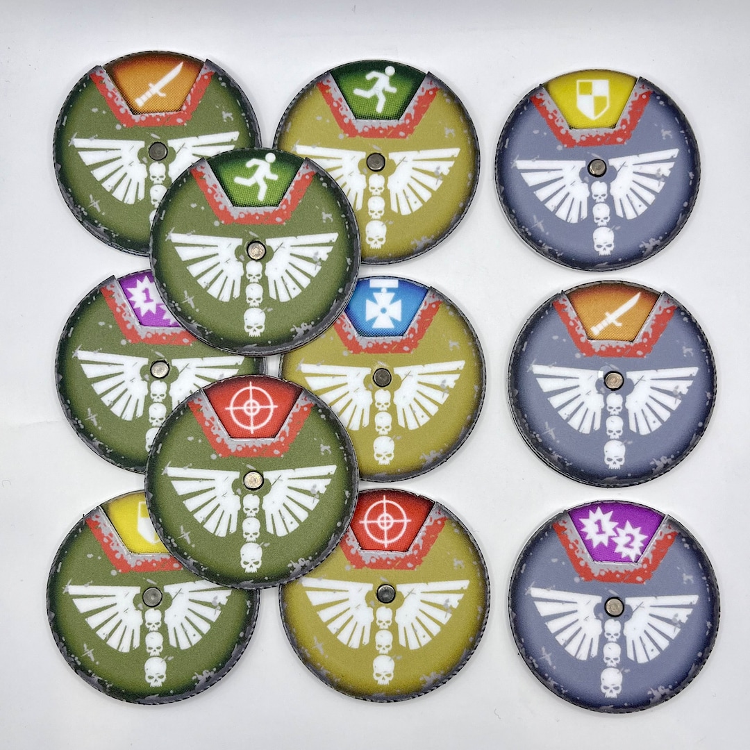 Astra Militarum Order Cookie , Wheel, Token Indicator For, Imperial ...