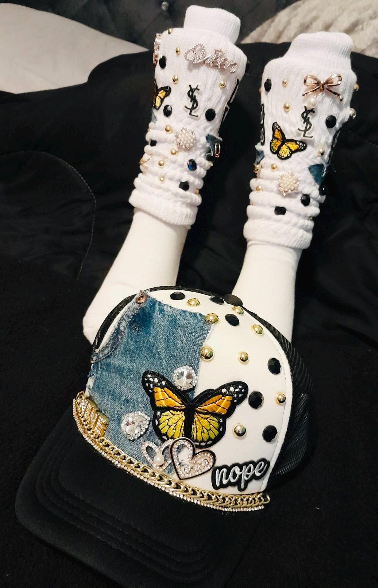 DIY, Luxury Junk Socks, Custom Junk Socks; Ladies for Yourself or Kids ...