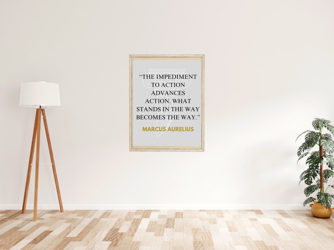 The Impediment to Action Advances Action. What Stands in the Way ...