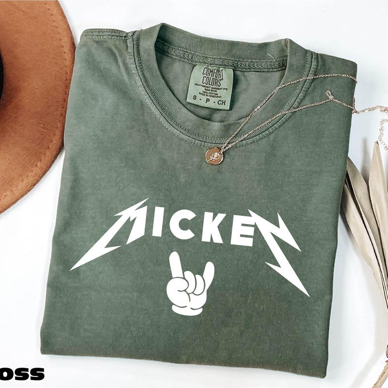 Rock on Mickey Shirt - Etsy