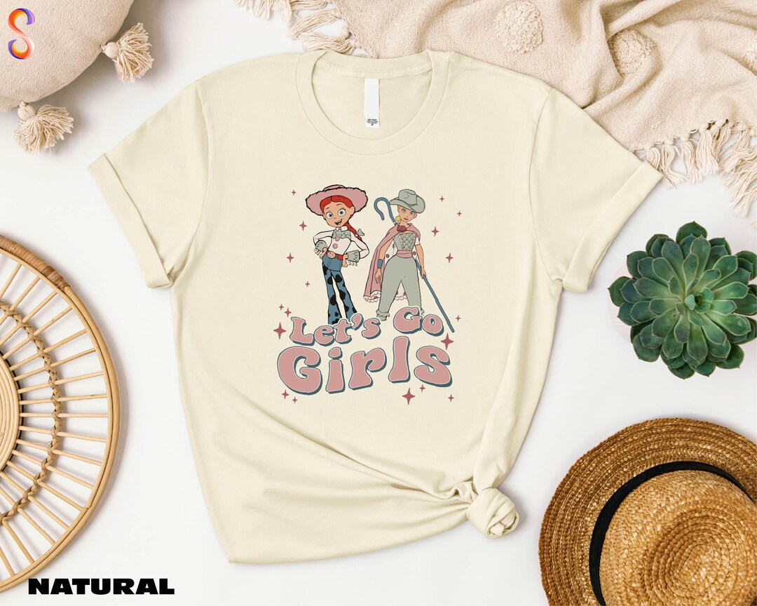 Toy Story Let's Go Girls Shirt, Jessie and Bo Beep T-shirt, Disneyland ...