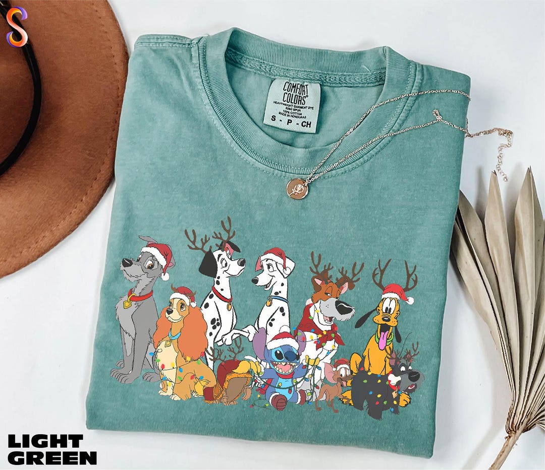 Disney Dogs Shirt, Dog Christmas Tee, Disney Christmas Sweater, Dog ...