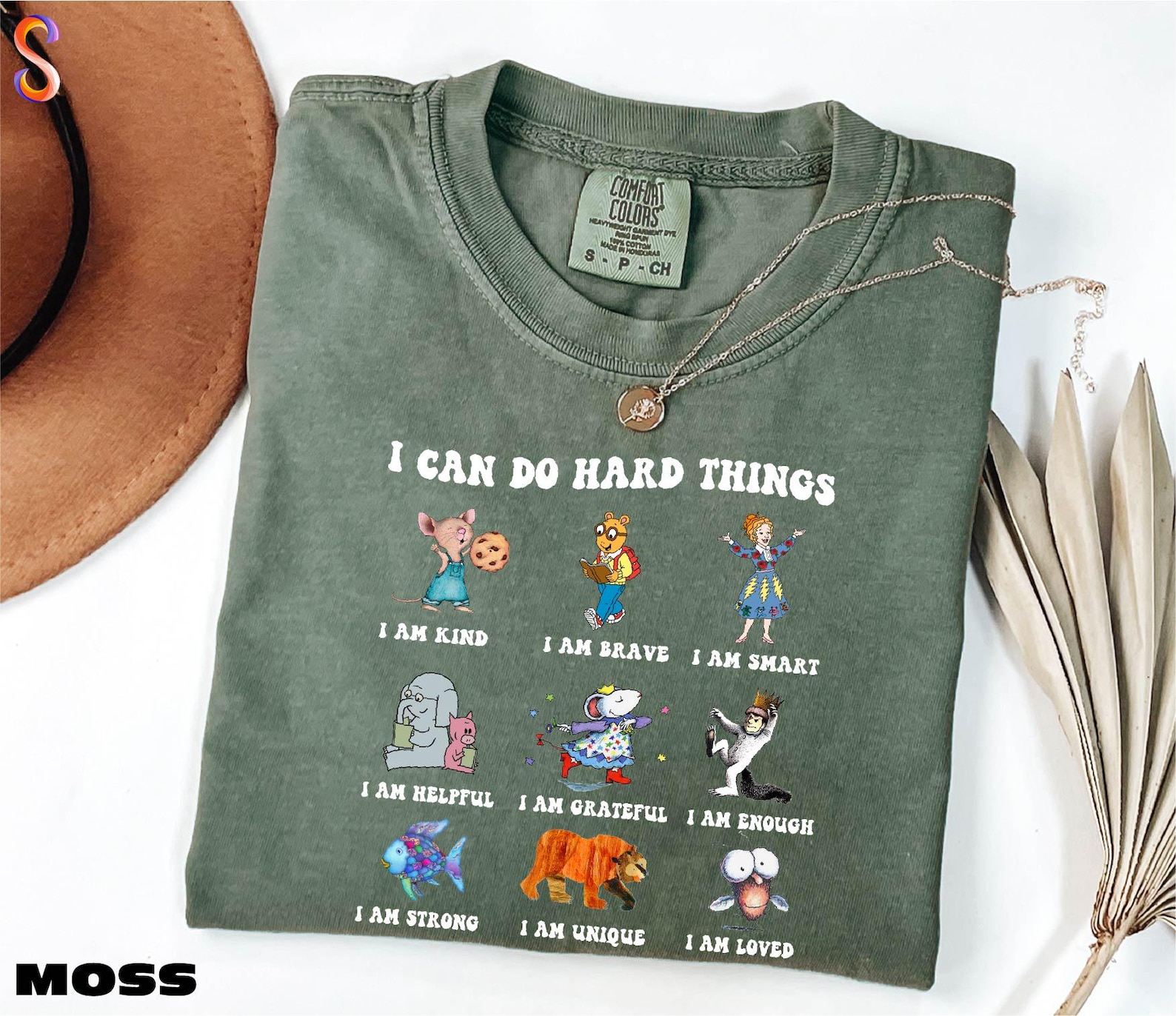 I Can Do Hard Things Shirt, Children's Book Characters Tee, Believe in ...