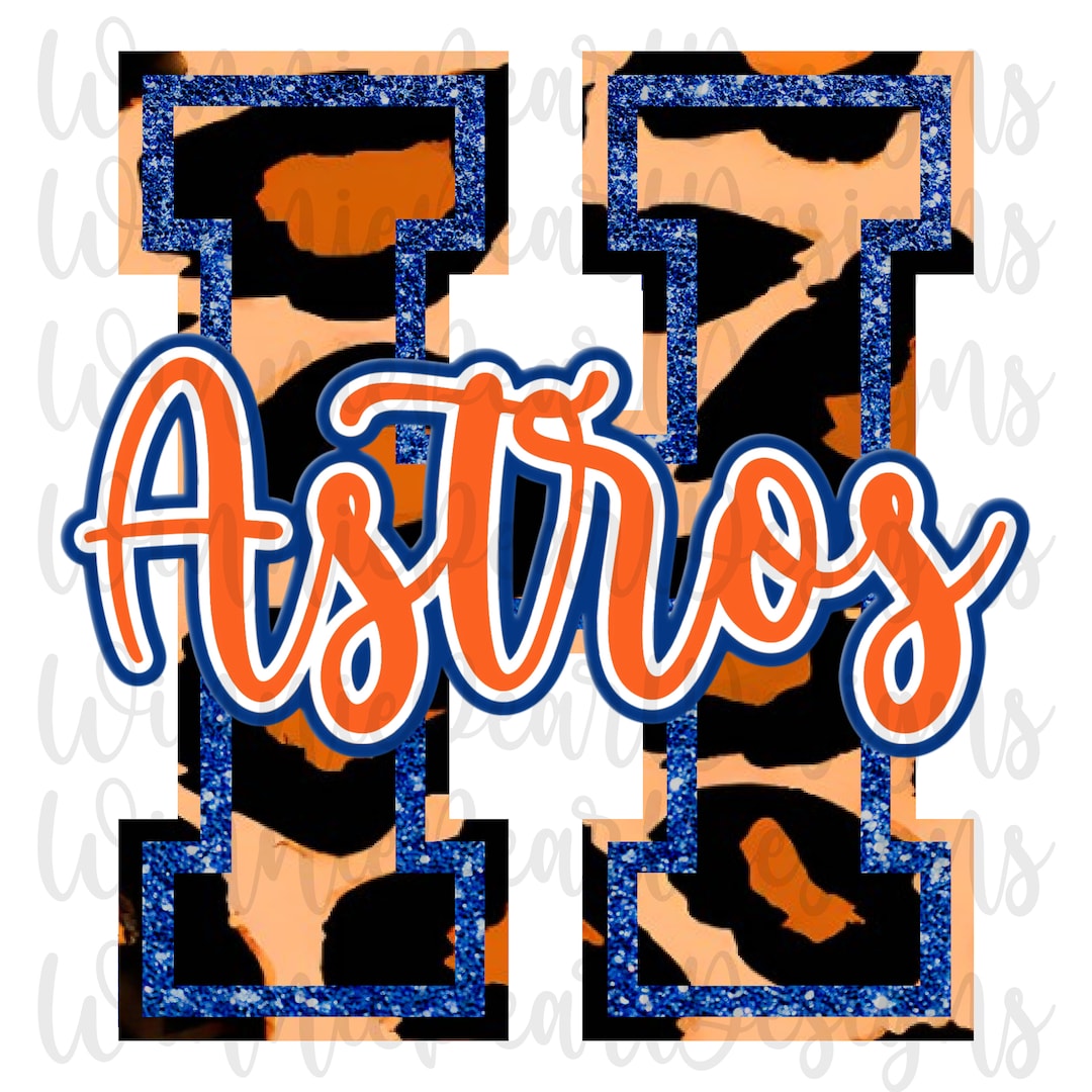 HOU Astros Leopard Digital Download PNG - Etsy