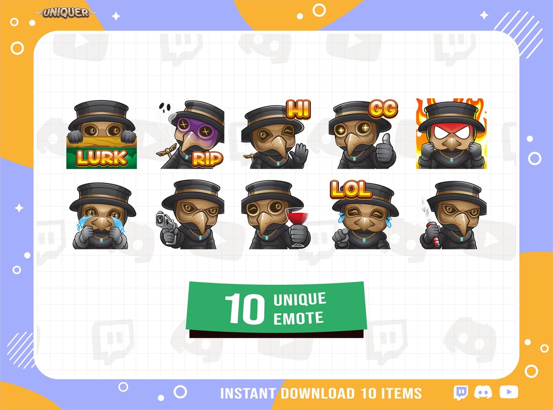 Doctor Plague Emote - Etsy