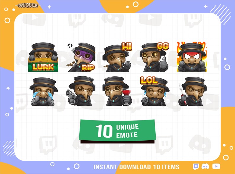 Doctor Plague Emote - Etsy