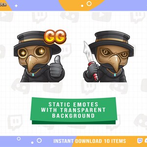 Doctor Plague Emote - Etsy