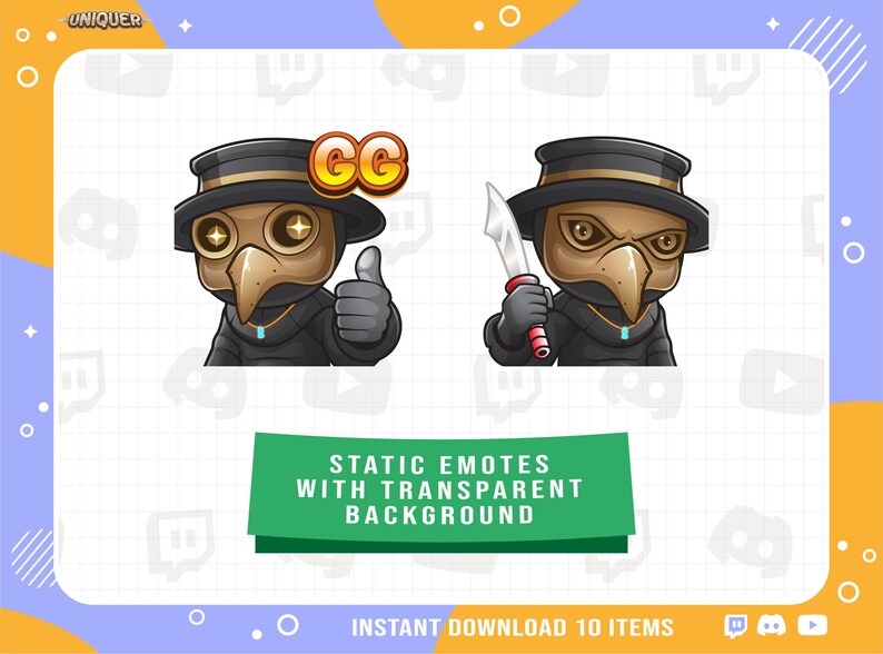 Doctor Plague Emote - Etsy