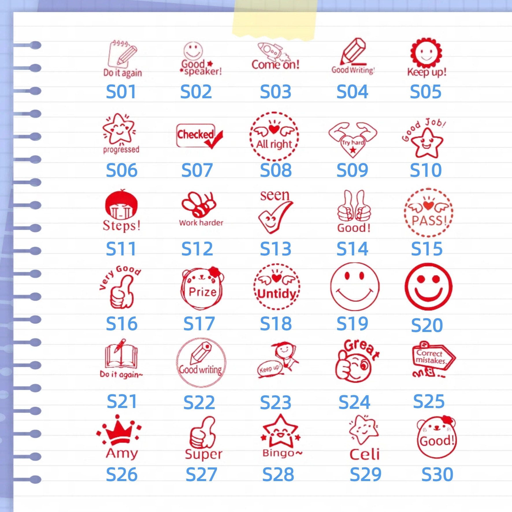 Teacher Stamper Personalized Teacher Stamp Classroom Teacher Stamp Gift ...