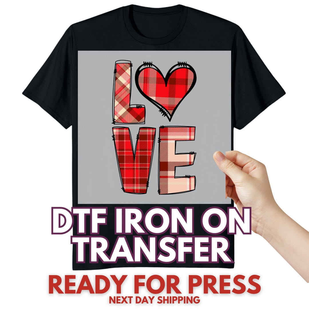 Valentine's Day Love DTF, Valentines Day Prints, Dtf Ready to Print ...