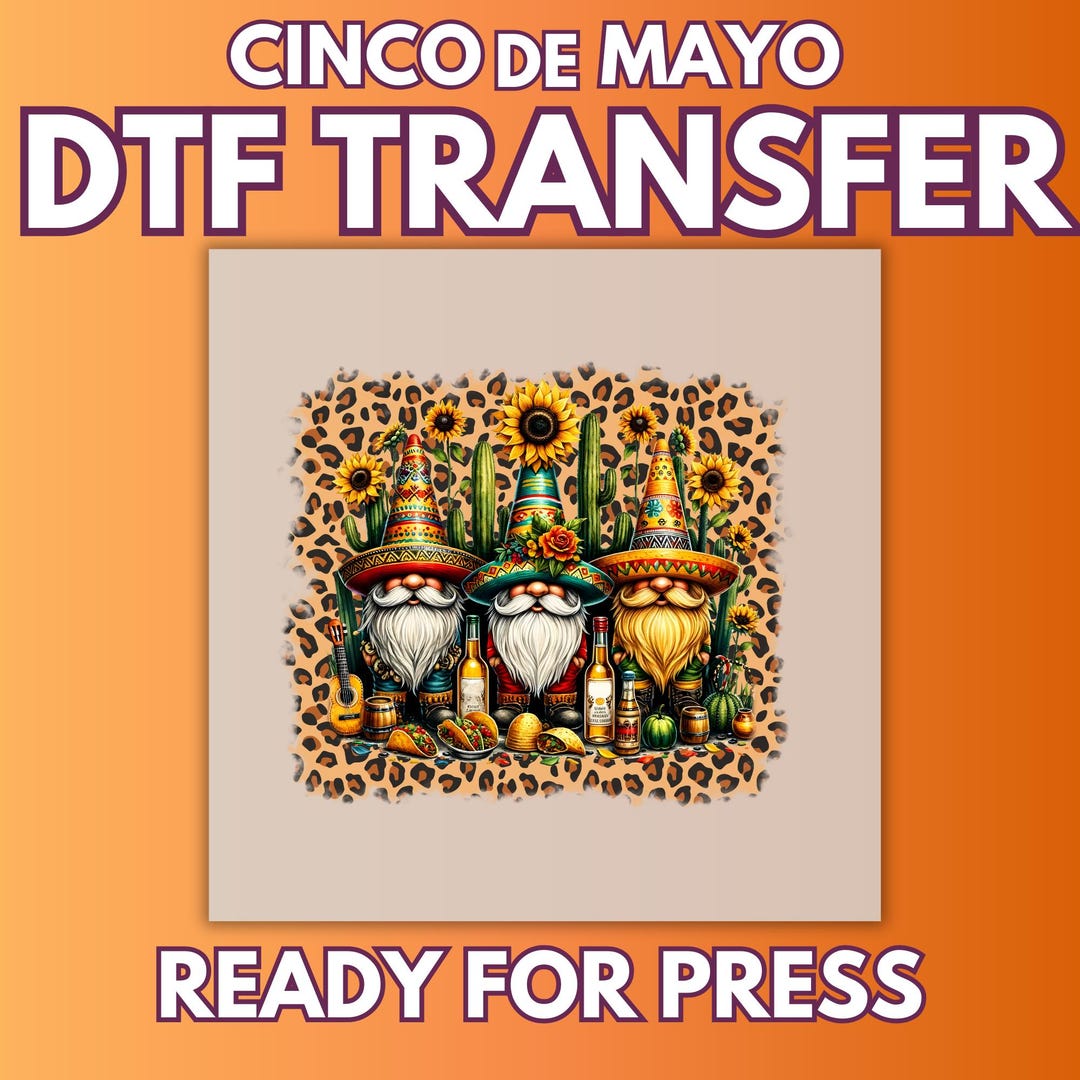 Tequıla and Tacos DTF, Cinco De Mayo Party Ready to Press, Mexican Holiday DTF, Mexico DTF ...