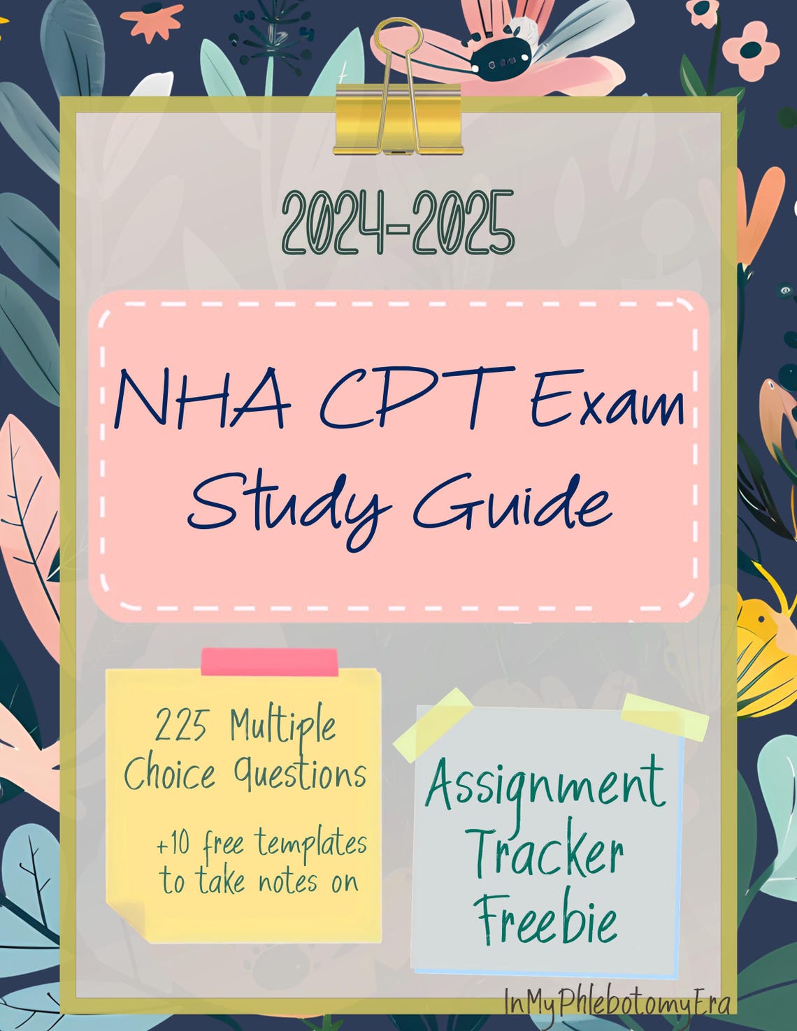 Phlebotomy; NHA CPT Exam Study Guide | 225 Multiple Choice Questions ...