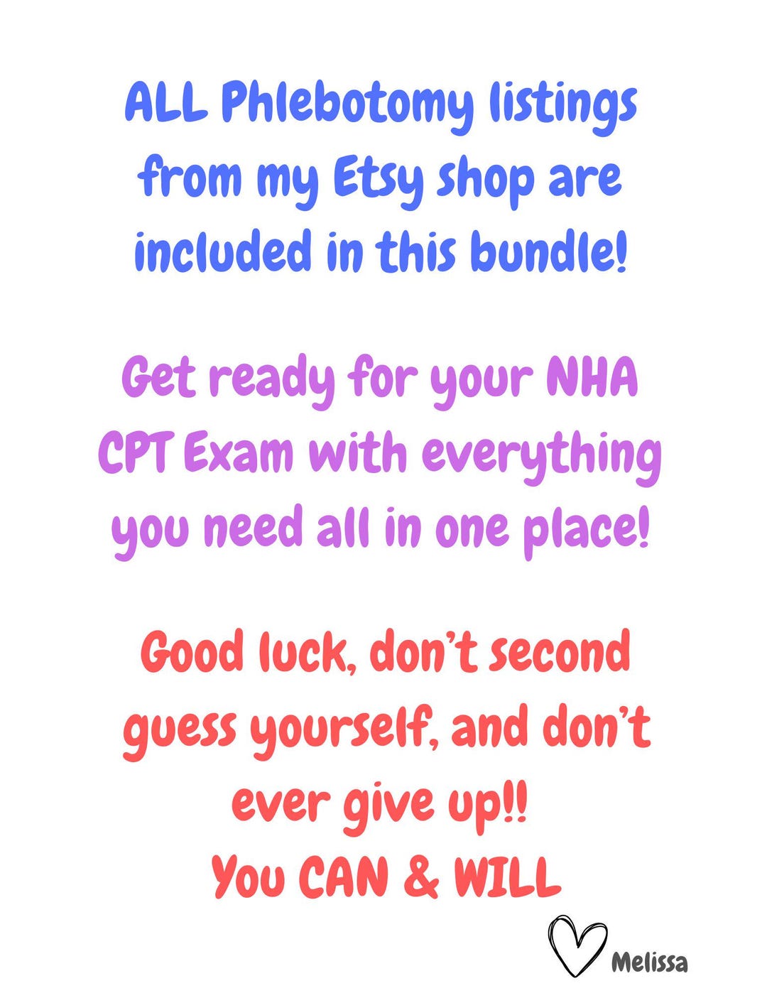 Phlebotomy, Study Bundle, NHA CPT Study Guide, Order of Draw (all ...