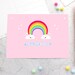 Follow Your Rainbow - Happy Mail Postcard - Glitter Postcard - Etsy