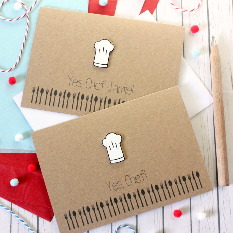 Chef Thank You Card - Etsy