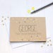 Contemporary Personalised Usher Card With Metallic Gold Dots - Etsy