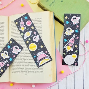 Spaced Out! Outer Space Double Sided Bookmarks - Set of 2 - Choose ...