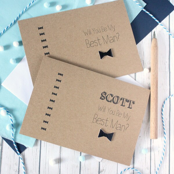 Best Man Card - Etsy UK