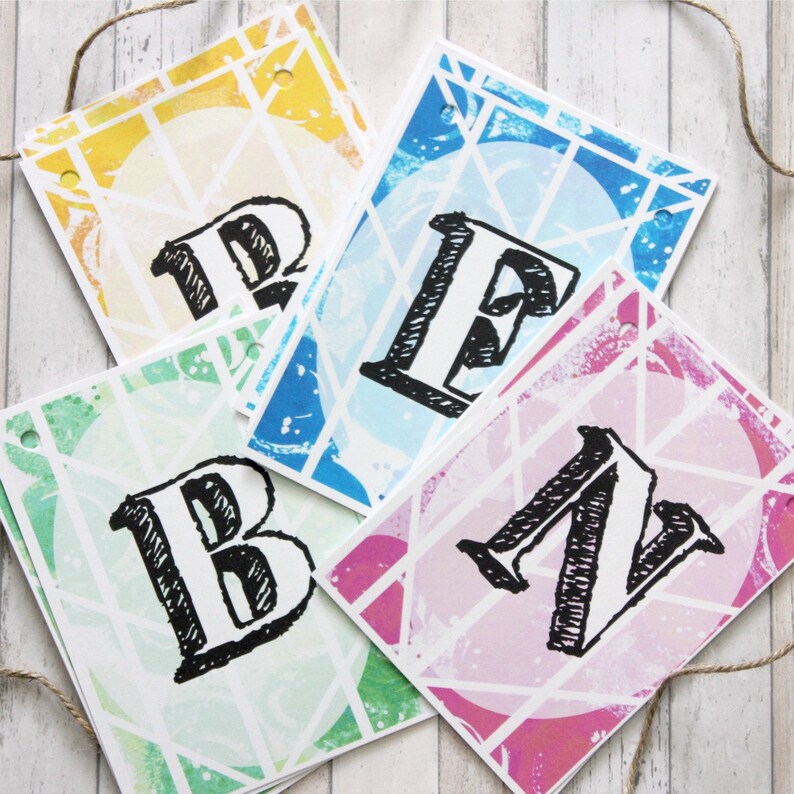 Welcome Bunting Bright and Colourful Party Decoration - Etsy