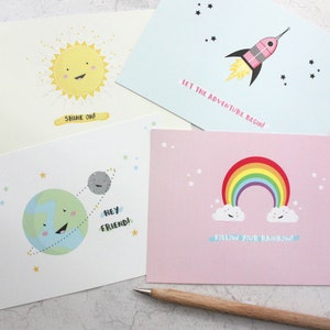 Follow Your Rainbow Happy Mail Postcard Glitter Postcard - Etsy