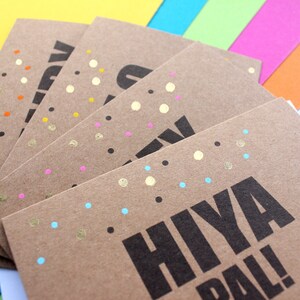 Personalised Blank Hello Card for a Friend - Hiya Pal! Howdy Partner ...