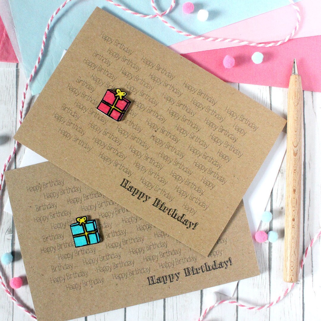 Personalised Happy Birthday Card, With Handmade Birthday Present ...
