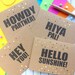 Personalised Blank Hello Card for a Friend - Hiya Pal! Howdy Partner ...