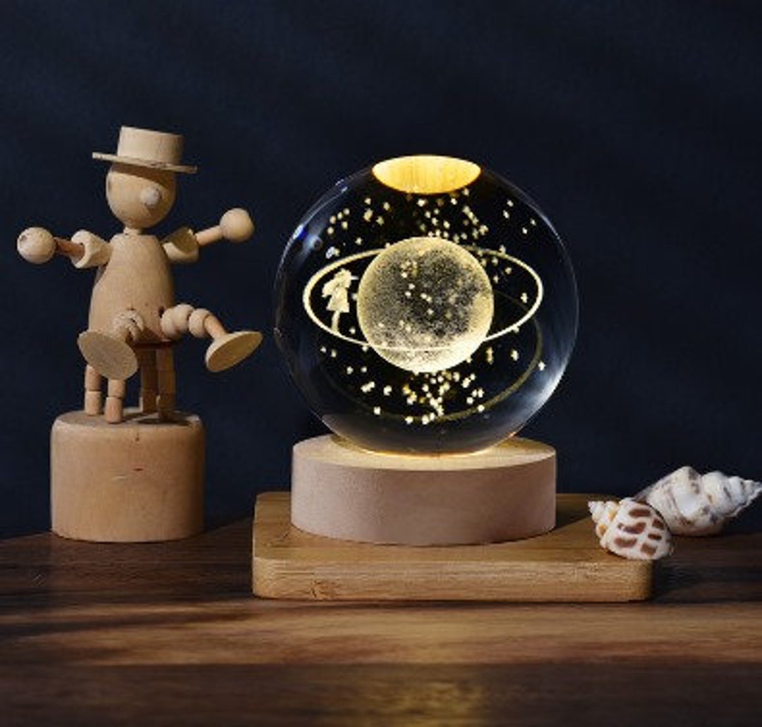 Custom Solar System Night Light, 3D Print Planet Lamp, Personalized ...