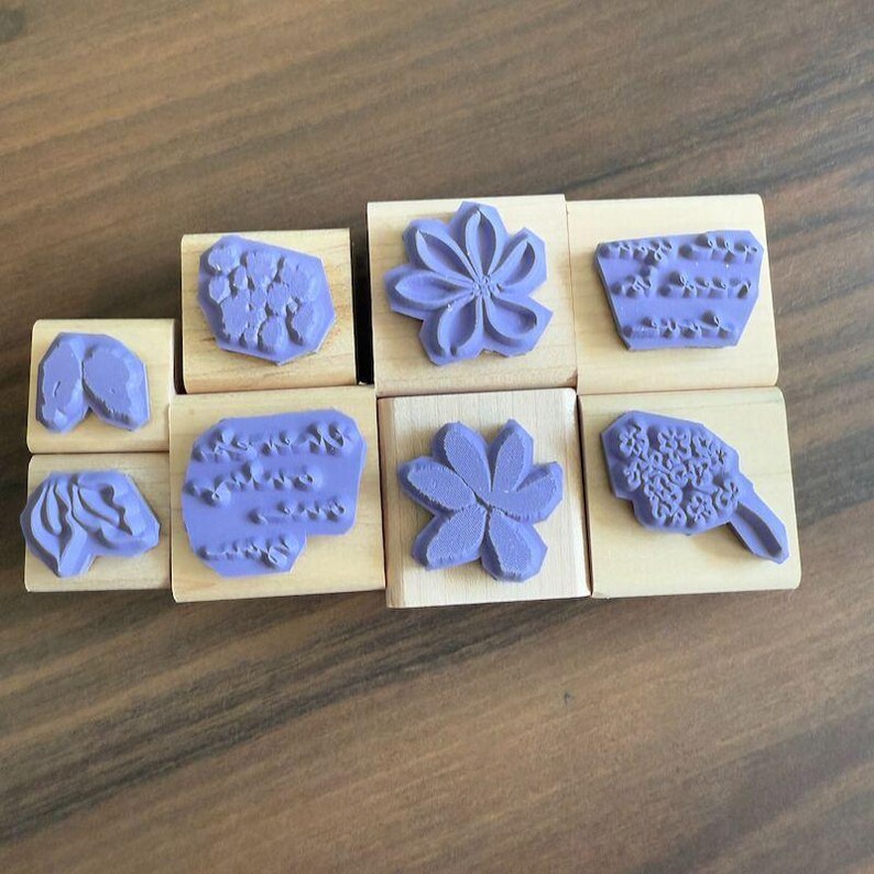 Stampin up Painted Posies Rubber Stamp Set 2005 - Etsy