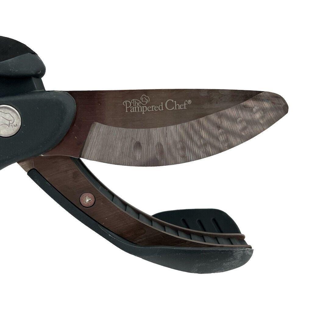 Pampered Chef Salad Chopper 2582 Double Blade Lettuce Shears Scissors ...