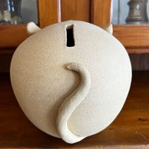Vintage Fat Cat Piggy Bank Stoneware Pottery 1970s - Etsy
