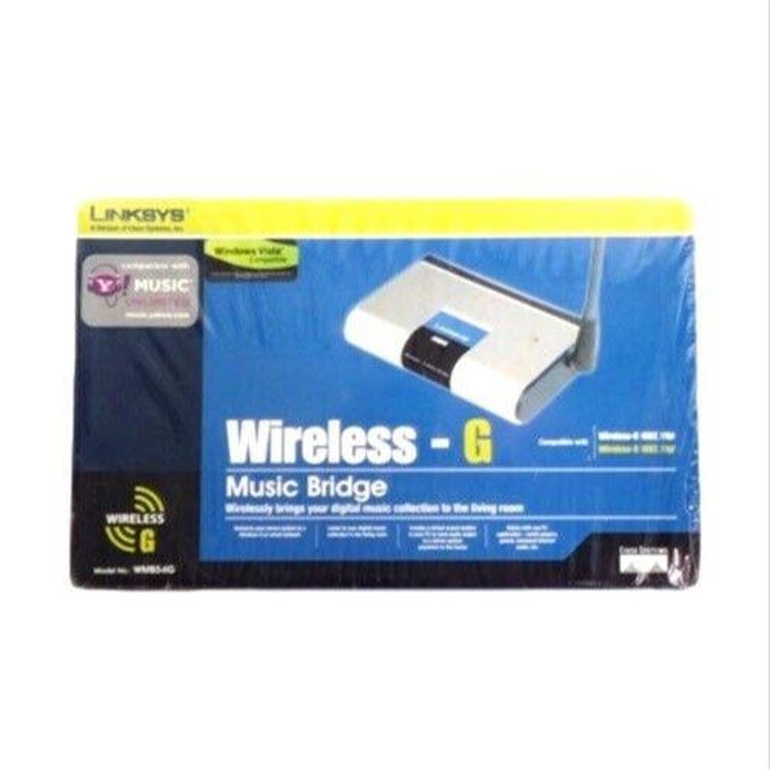 Linksys Wireless-g Music Bridge WM54G 802.11g/b 2.4ghz for Streaming ...