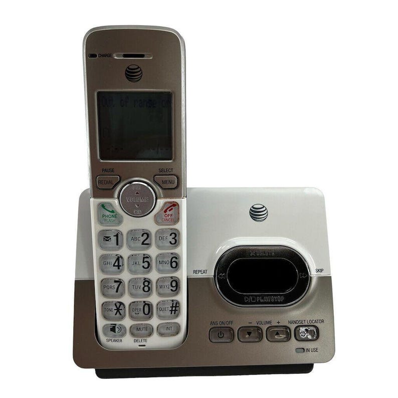 AT&T Cordless Phone System Digital Answering Machine EL 52213 Tested ...