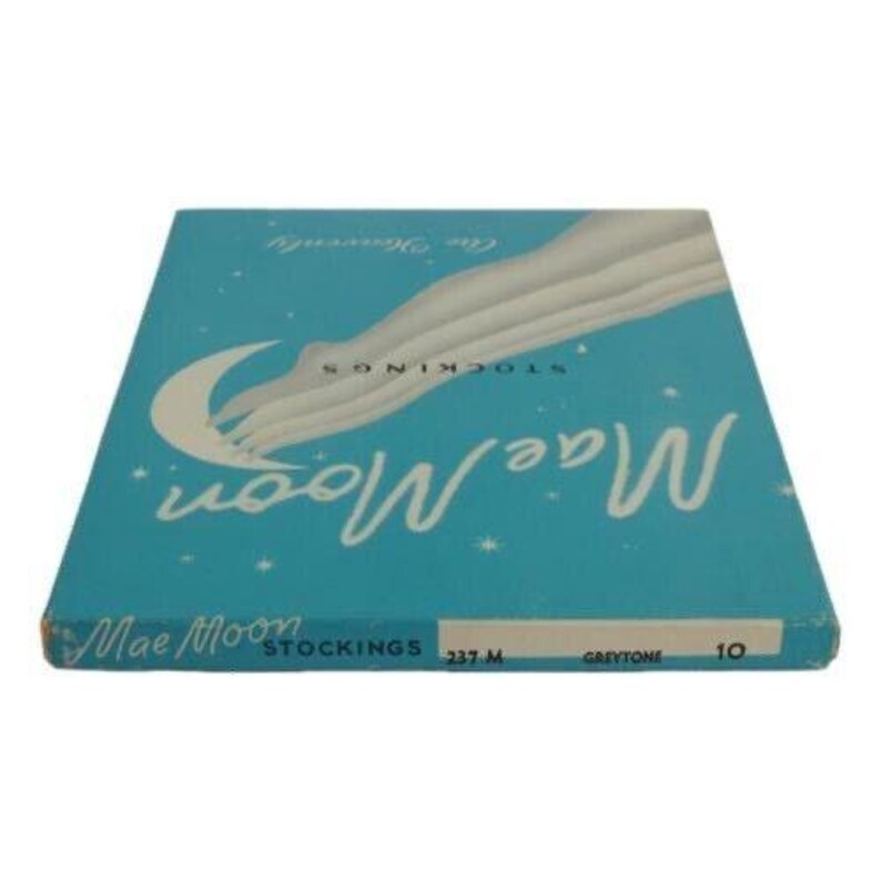 Vintage Size 10 Seamless Nylon Stockings Micro Mesh 2 Pr Greytone Mae ...