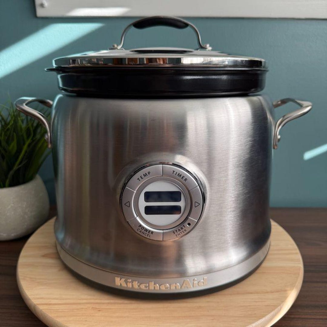 Kitchenaid Multi-cooker KMC4241SS Stainless Steel 4qt W Lid Strainer ...