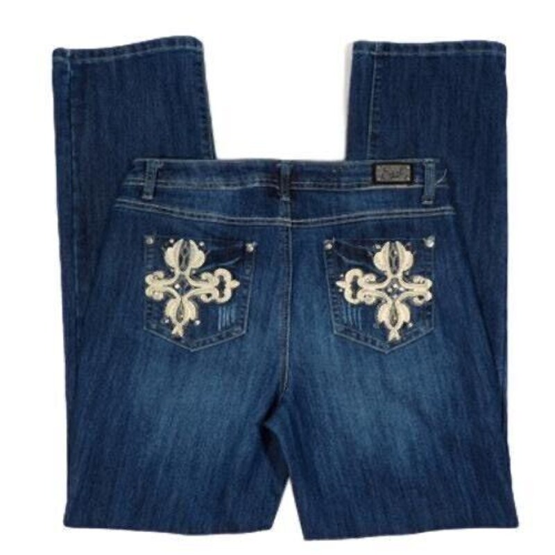 Embroidered Jeans - Etsy