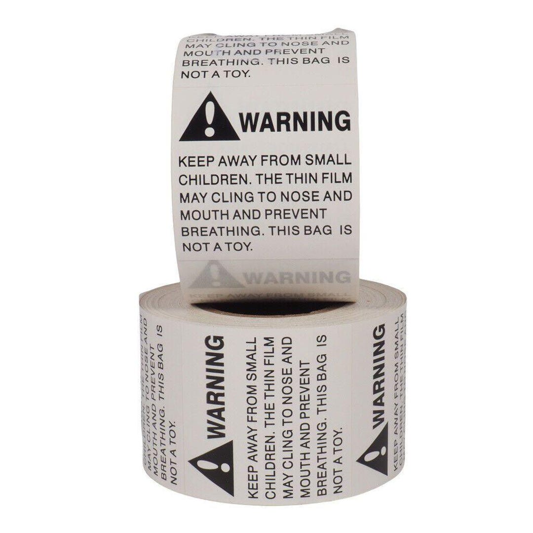 Suffocation Warning Labels Stickers 2 X 2 FBA Approved 2 Rolls - Etsy