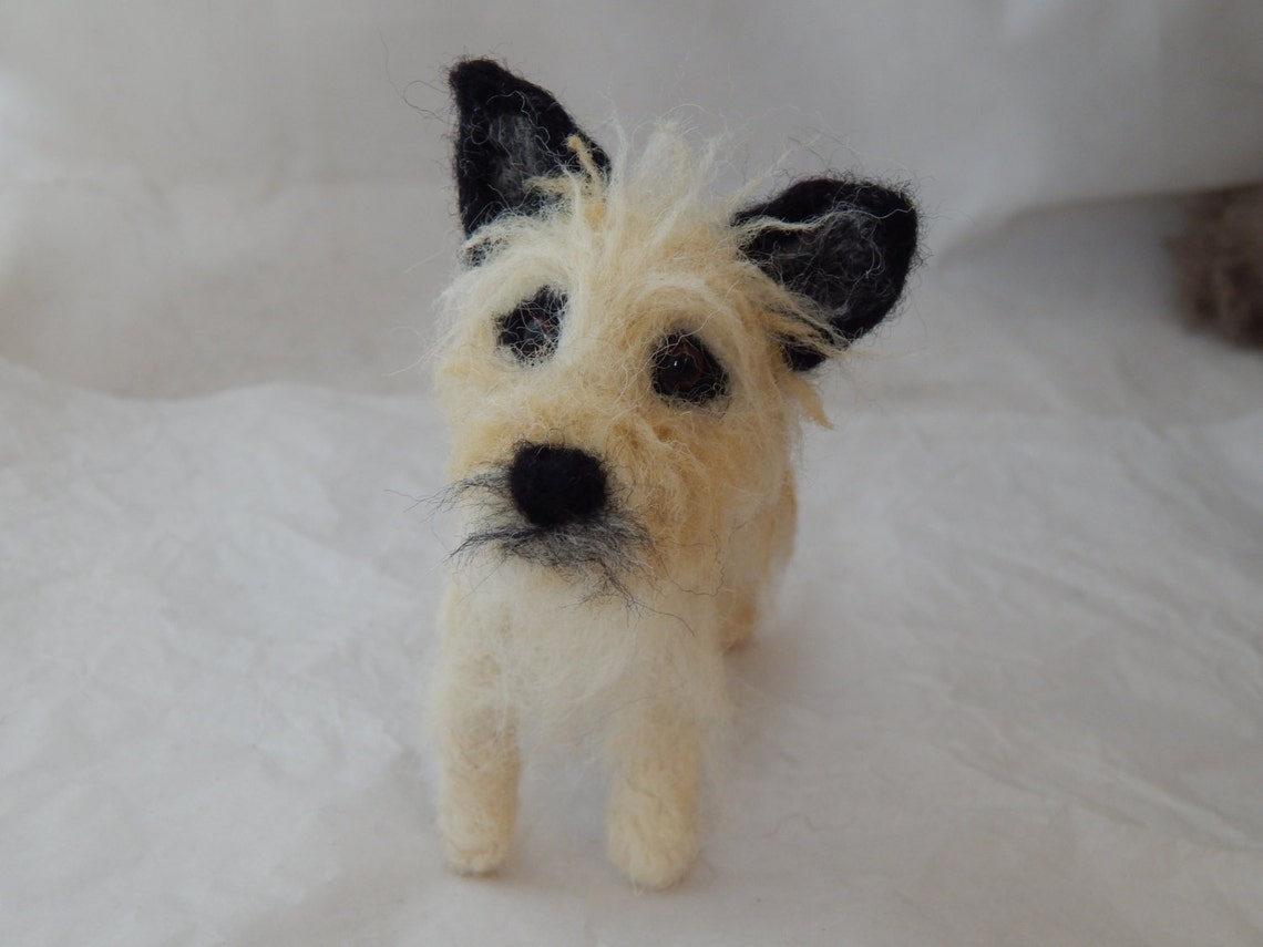 Custom Cockapoo Dog Sculpture Needle Felted Dog Plushie - Etsy