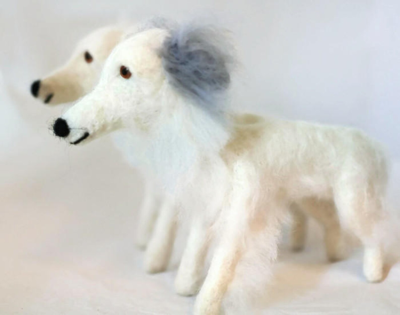 A PAIR of Custom Needle Felted Dogs. Two Bespoke Dog - Etsy