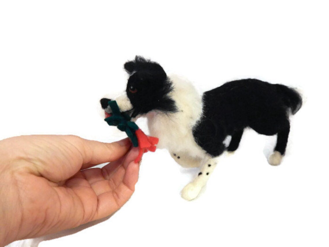 Custom Dog Sculpture Handmade Border Collie Statue Dog - Etsy