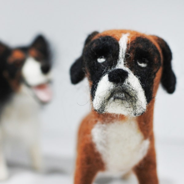 Needle Felted Dog - Etsy UK